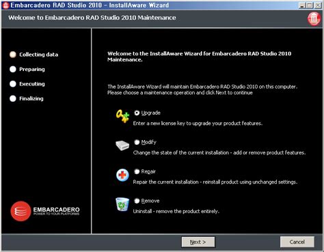 Delphicbuilder 트라이얼에서 정품으로 업그레이드하기 Imp On Delphi And Cbuilder