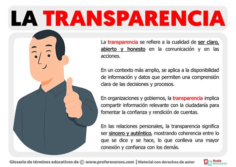Qué Es La Transparencia