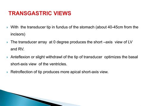 Transesophageal Echocardiography Tee Pptx