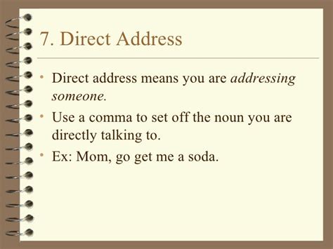 Rules Of Comma Usage