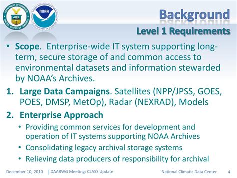 Ppt Comprehensive Large Array Data Stewardship System Class Update