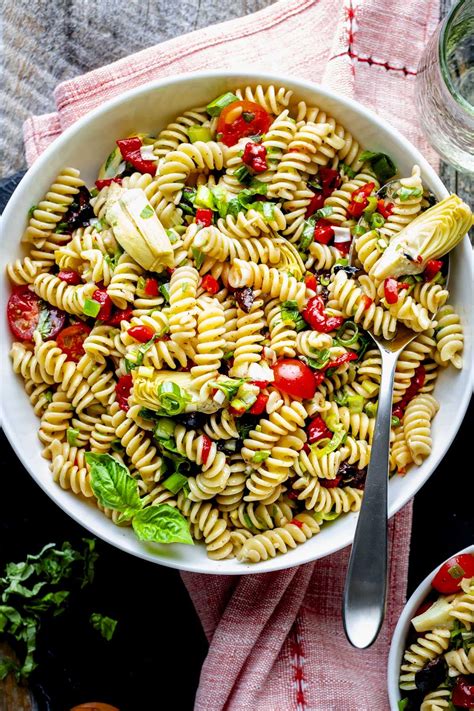Fusilli Pasta Salad Ingredients