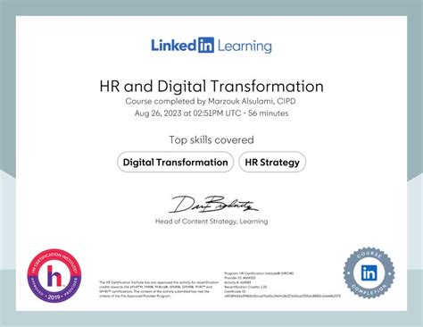 Marzouk Alsulami Cipd C Kpi On Linkedin Certificate Of Completion