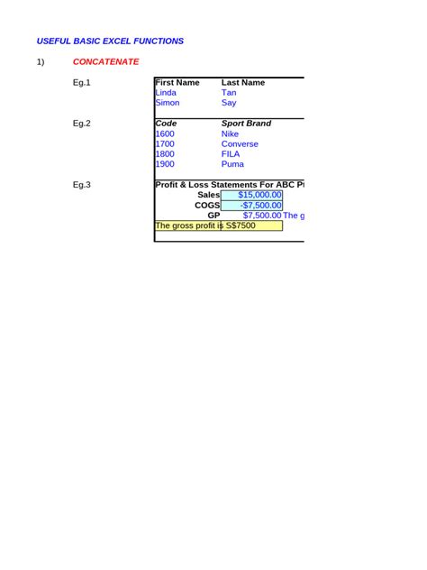 Microsoft Excel Exercises Pdf Computer Science Software Engineering