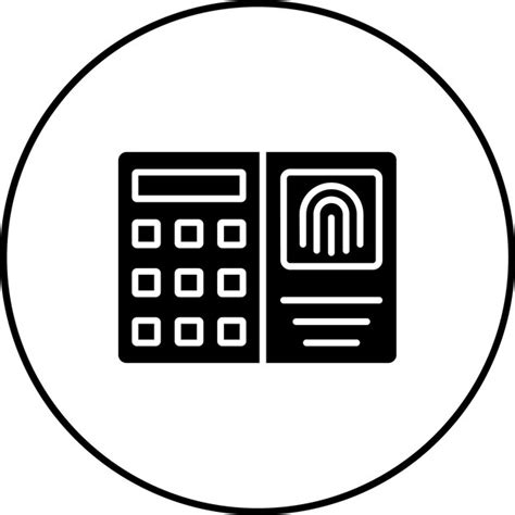 Premium Vector Fingerprint Scanner Icon