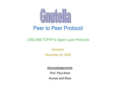 ppt peer to peer protocol powerpoint presentation free download id