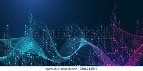 Artificial Intelligence Machine Learning Vector Design Stock Vector Royalty Free 2586912543