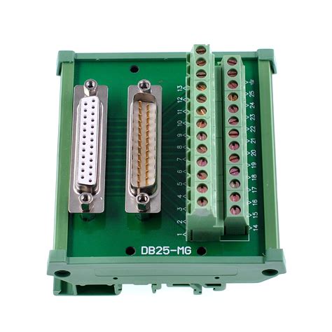 Snapklik Com DB D Sub Male Female Header Breakout Board Terminal Board Block DIN Rail