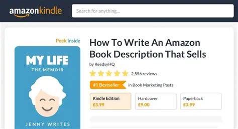 How To Write An Amazon Book Description That Sells Examples