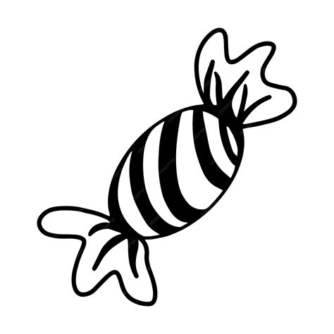 Premium Vector Vector Halloween Candy Clipart Halloween Sweets And Icon Funny Cute