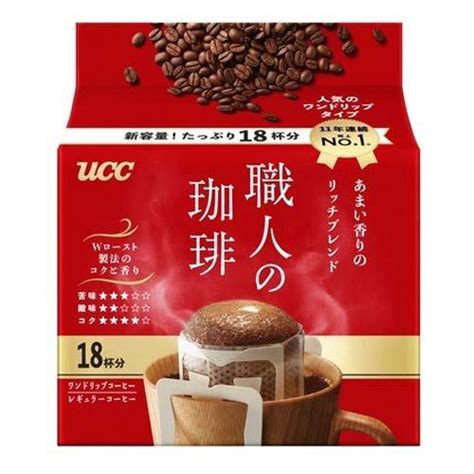 Ucc 장인의 커피 원드립 커피 달콤한 향기의 리치 블렌드 18개입 Ucc 장인의 커피 원드립 커피 달콤한 향기의 리치 블렌드 18개입 Ilbonimo Ucc 장인의