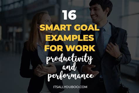 SMART Goal Examples For Work Productivity And Performance