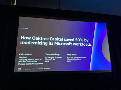 Tamara Dull On Linkedin Aws Sqlserver Awsreinvent2023 Microsoftonaws Databasemodernization