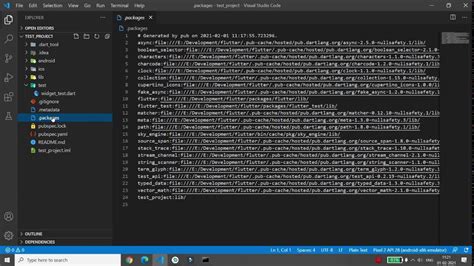 Flutter Overview Of Generated Files And Folders Youtube