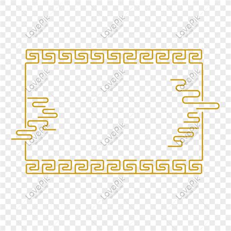 물결 무늬 테두리 장식 Png 일러스트 무료 다운로드 Lovepik