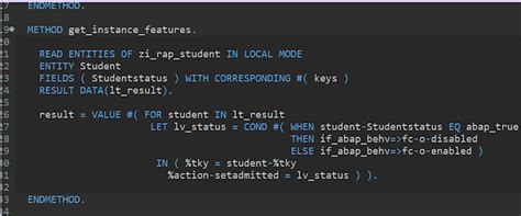 Rap Framework Enable And Disable Custom Action Buttons In Abap