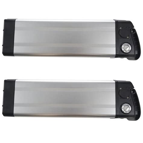 2x Electric Bike 36v 48v Large Capacity Battery Case 18650 Holder Case E Bike Accessories Lotus