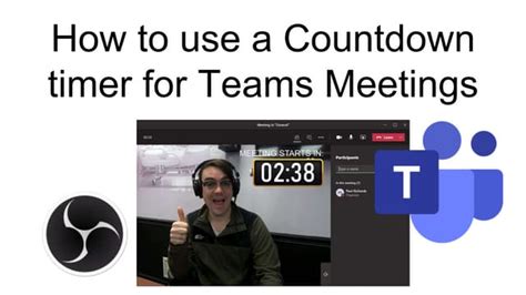 How To Set Up Countdown Timers In Microsoft Teams Pptx Computing