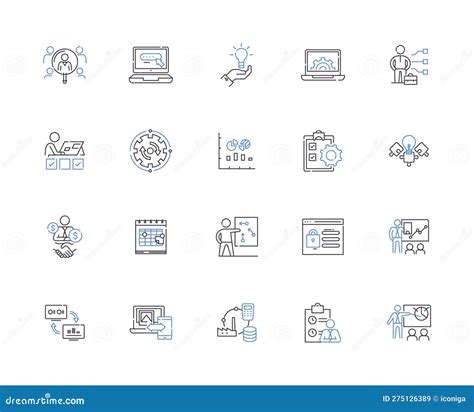 System Administration Outline Icons Collection Administration System Management Networking