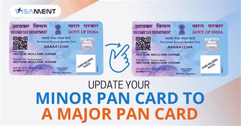 How To Update Your Minor Pan To Major Pan Card