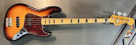 1971 Fender Jazz Bass Blk Blockbinding Lowend Bass Shop Vault