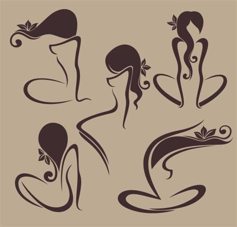 Naked Vector Images Over