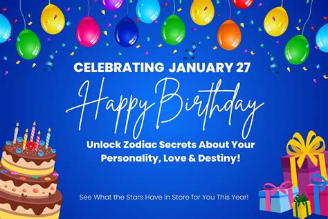 January 27 Birthday—unlock Zodiac Secrets About Your Personality Love