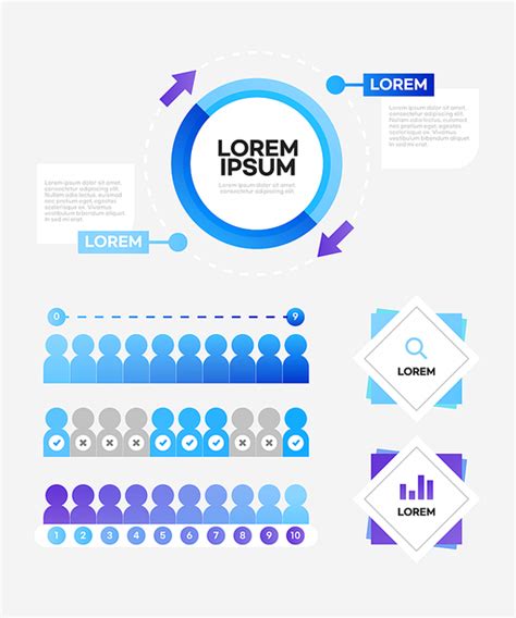 유토이미지 다양한 비즈니스 웹 엘리먼트 인포그래픽 08