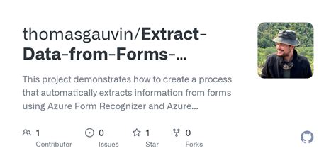 Github Thomasgauvinextract Data From Forms Automatically With Form