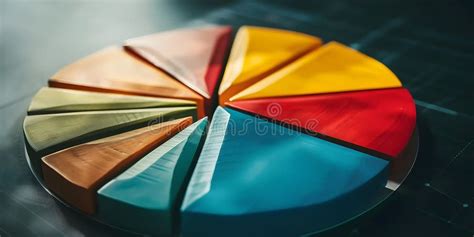 Analyzing Data A Colorful Pie Chart Depicts Segments Of Information With Precise Details And