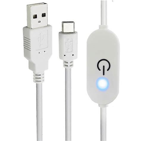 Type B Junsunmay 100cm Type C To Usb Led Touch Inline Dimmer Switch Controller For Single Color