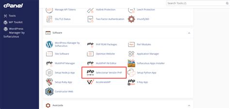 Cómo Cambiar La Versión De Php Las Extensiones De Php Y Opciones De Php En Cpanel Aprende Con