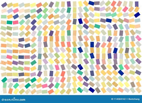 Color Abstract Square Rectangle Pattern Generative Art Background Messy Digital Web