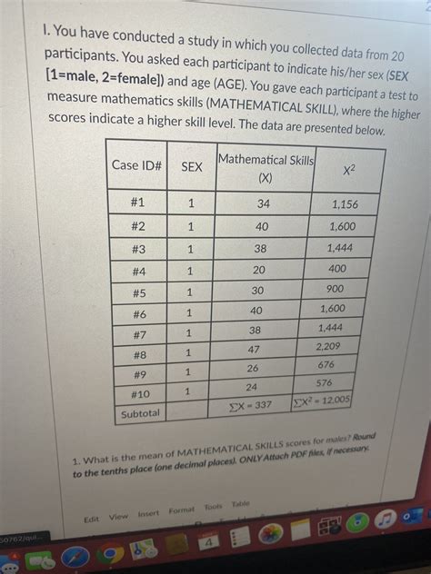 Answered Statistics Question Bartleby