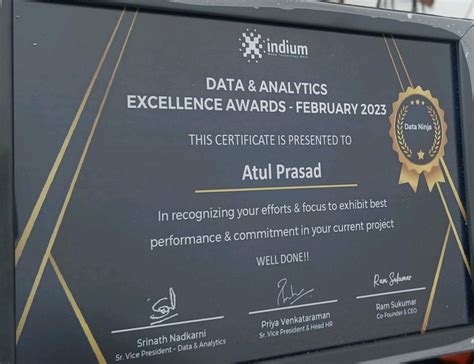 Dataengineering Awards Atul Prasad