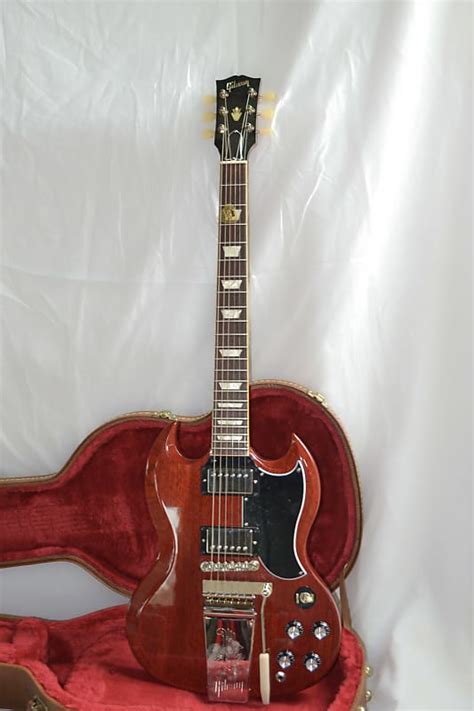 Gibson Sg Tremolo 1961 Red Reverb