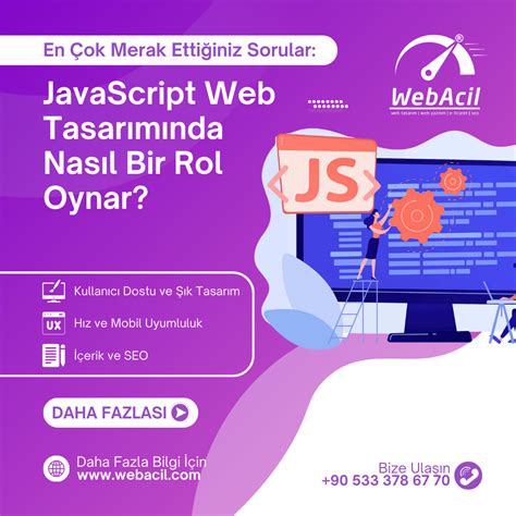 Javascript Web Tasarımında Nasıl Bir Rol Oynar Webacil 0216 330 10 50