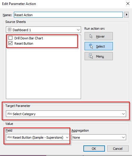 Drill Down Bar Chart Using Parameter Actions The Data School Down Under