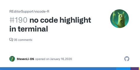 no code highlight in terminal · issue 190 · reditorsupport vscode r