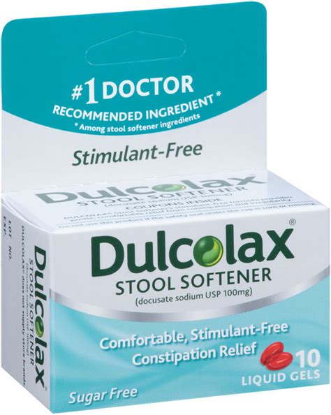 Dulcolax Stool Softener Uses Side Effects Interactions Dosage