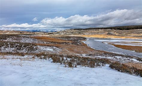 Hayden Valley Landscape Yellowstone National Park National Parks