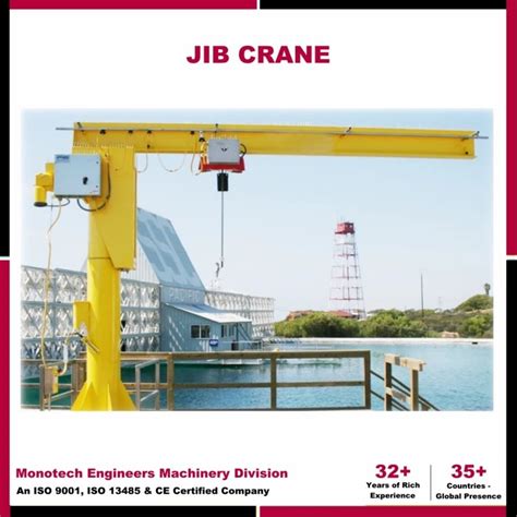 Pillar Crane Jib Crane Monotech Engineers Max Crane Boom Length