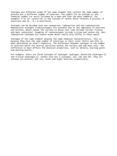 Isotopes Pdf