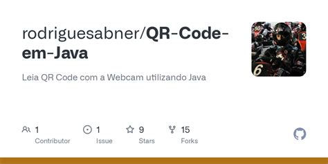 GitHub Rodriguesabner QR Code Em Java Leia QR Code A Webcam Utilizando Java