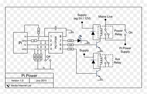 Raspberry Pi Power Switch Circuit Hd Png Download Vhv