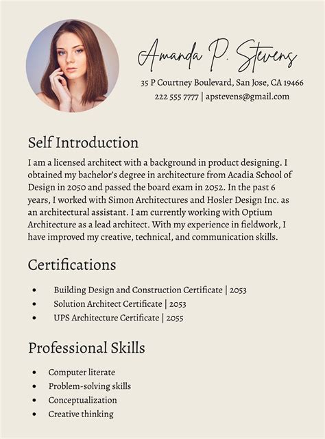 Free Self Introduction Templates To Edit Online