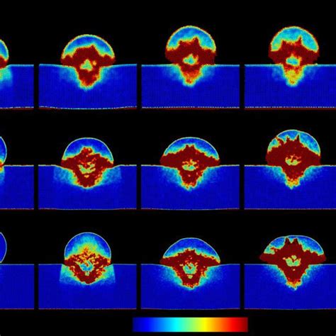 Peion 2 Ps 5 Ps 10 Ps 20 And 30 Ps After Impact For Zno Particles