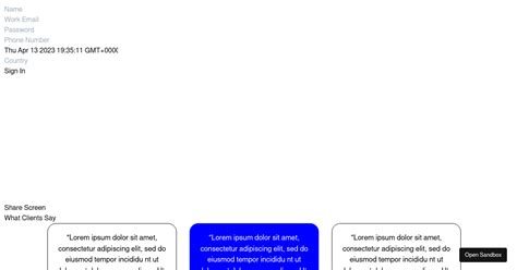 React Credit Card Input Examples Codesandbox