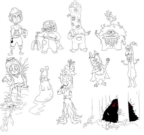 Forest Critters By Glitchedcheese On Deviantart