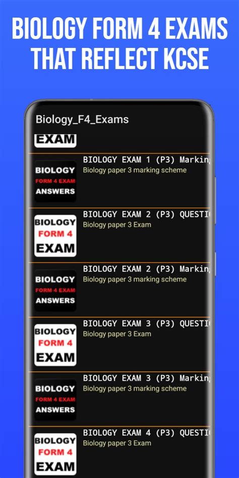Biology Form 4 Exams Answers Apk For Android Download
